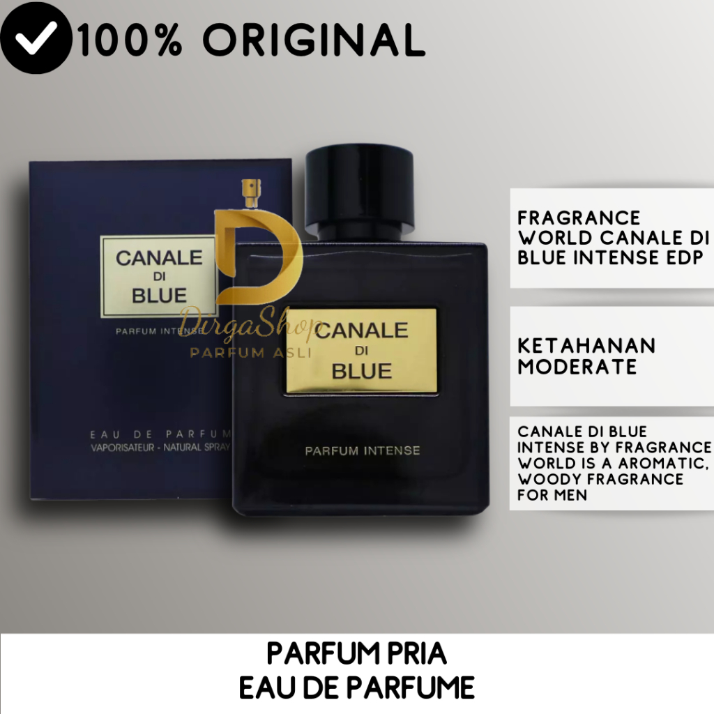 Jual Fragrance World Canale Di Blue Parfume Intense EDP | Shopee Indonesia