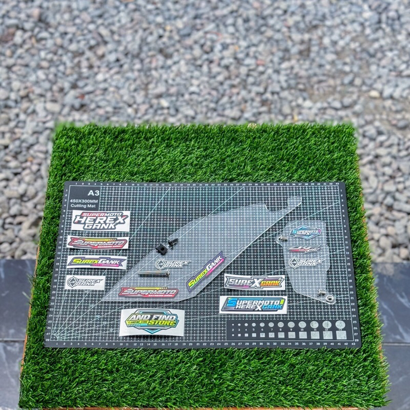 Jual Paket Cover Kanan Kiri Akrilik CRF | Shopee Indonesia