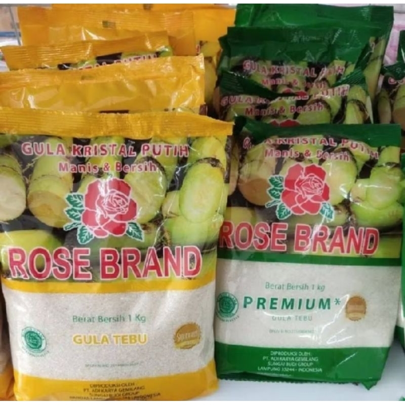 Jual gula rose brand kuning/hijau | Shopee Indonesia