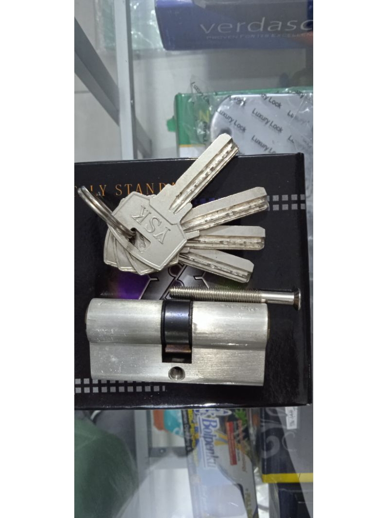 Jual Silinder Kunci Pintu Kecil/Tanggung / Cylinder Pintu / Silinder Premium / Anak Kunci ...