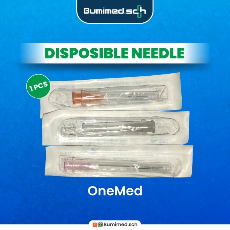 Jual Disposible Needle OneMed / Jarum Suntik OneMed / Needle OneMed ...