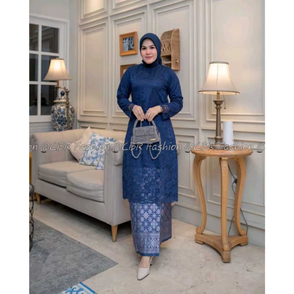 Jual Setelan Kebaya Baju Kurung Brokat Rok Songket Lilit Tersedia ...