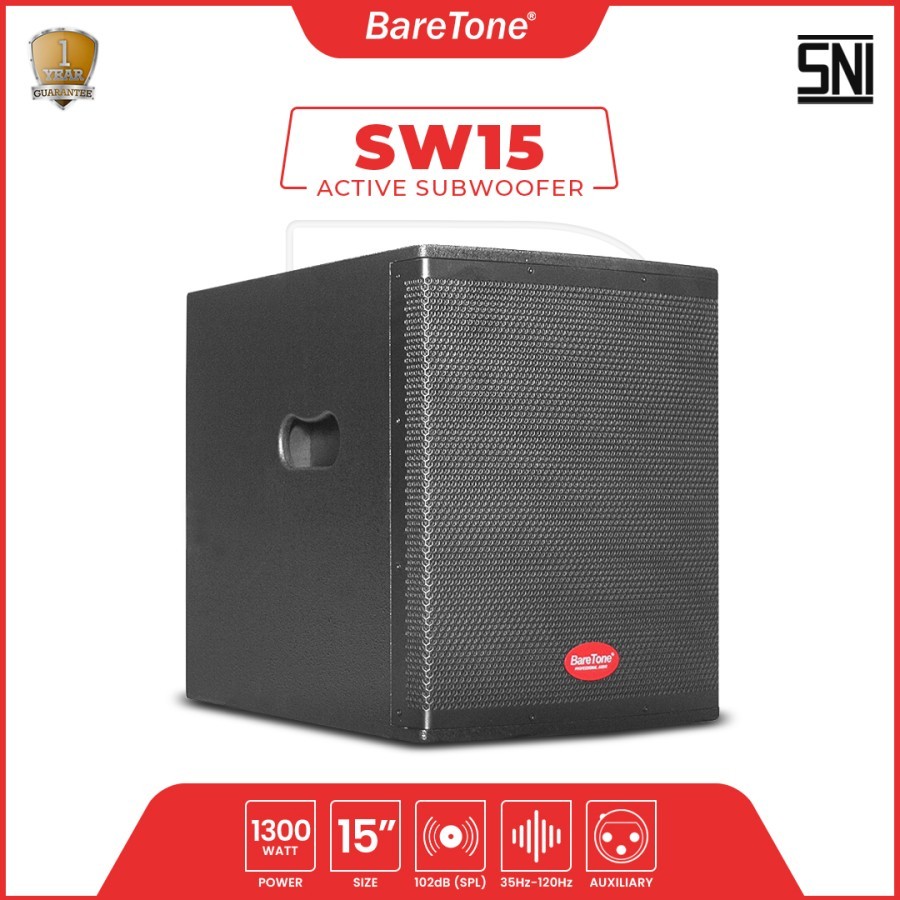 Jual Subwoofer Speaker Aktif BareTone SW15 Type 15 Inch / Subwoofer ...