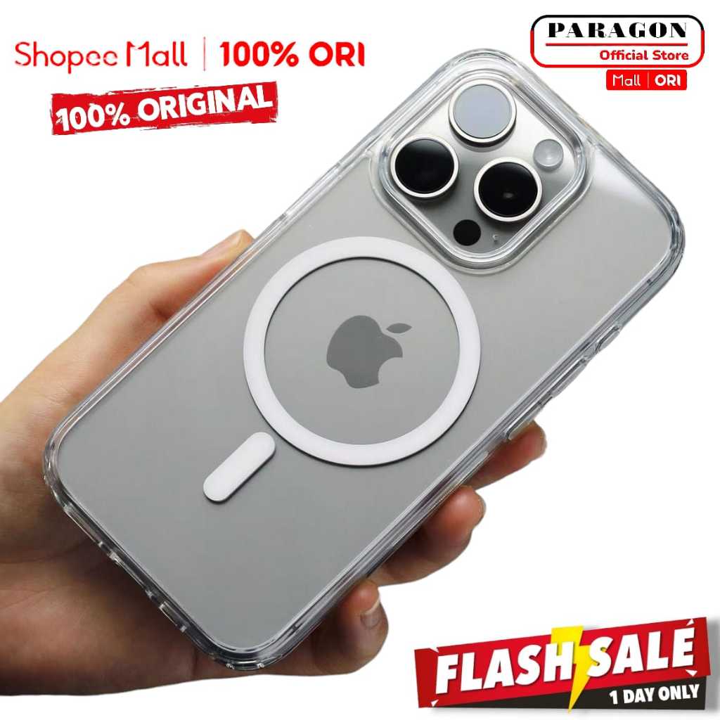 Jual MALL PARAGON PREMINUM Clear Case Magsafe IPHONE 16 15 14 13 12 11 X XS XR PLUS 7+ 8+ PLUS ...