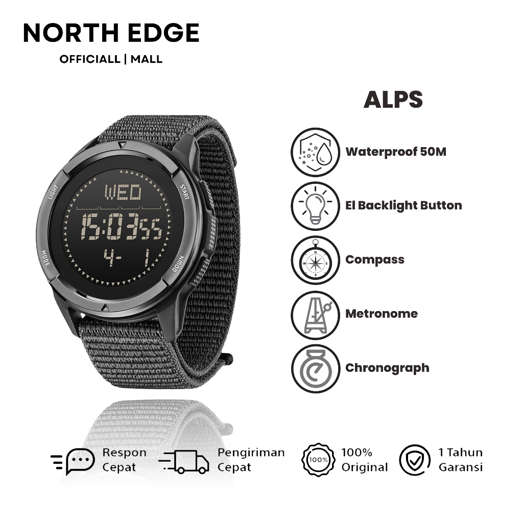 Jual NORTH EDGE ALPS CARBON FIBRE COMPASS METRONOME SWIMMING SPORT ...