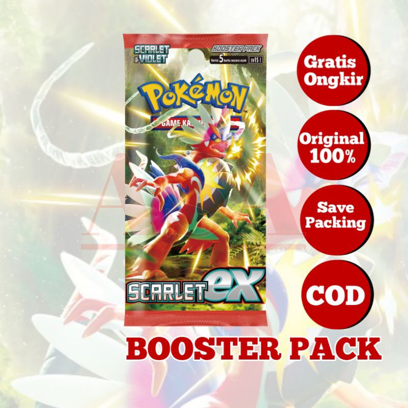 Jual Kartu Pokemon Scarlet Ex Booster Pack Bahasa | Shopee Indonesia