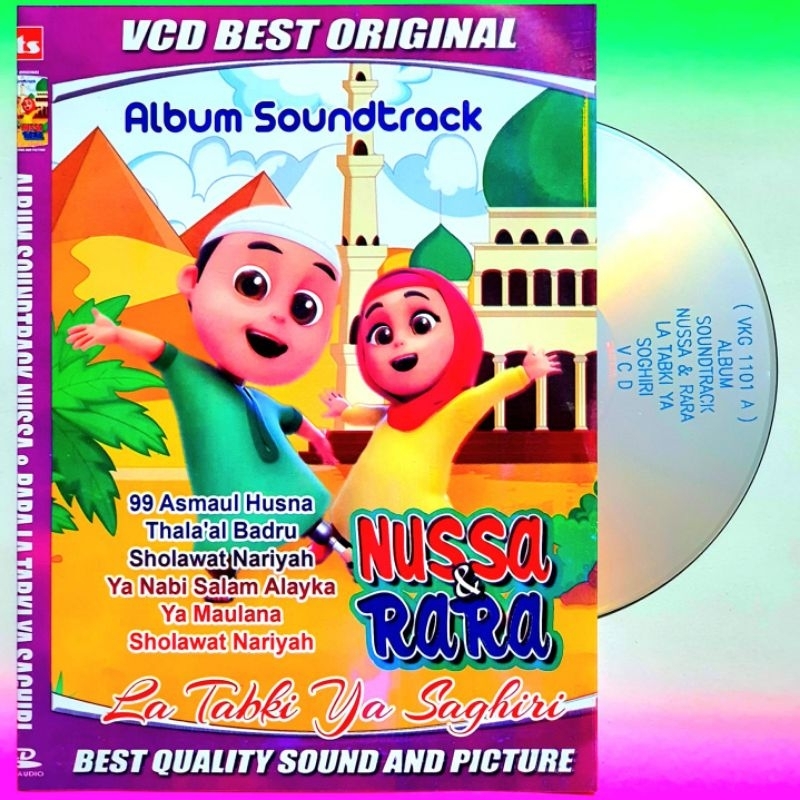 Jual LENGKAP FULL BOX-KASET VCD LAGU RELIGI ANAK ANAK SOUNTRACK NUSSA RARA TERBARU-KASET DVD ...
