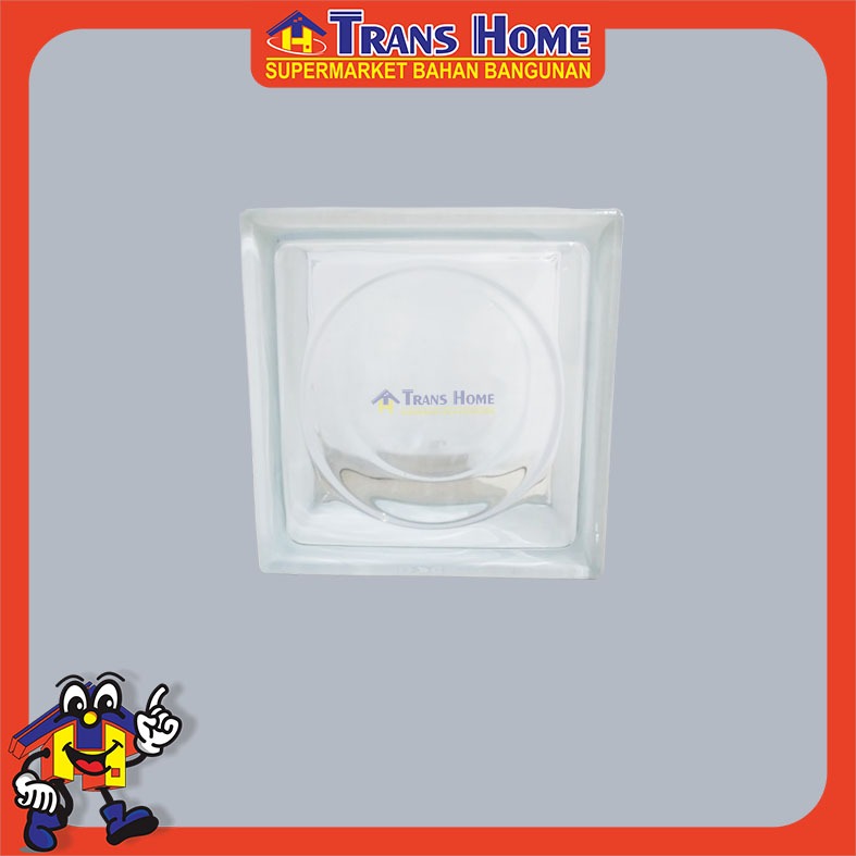Jual GLASS BLOCK MULIA CIRCLE 19 x 19 cm | Kaca Hias Motif Lingkaran ...