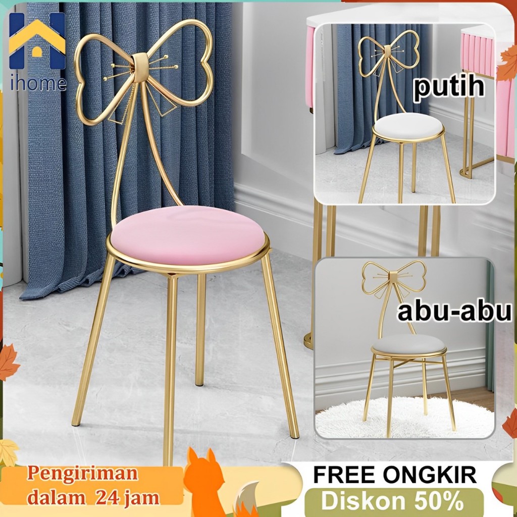 Jual IH Kursi Rias Kursi Meja Rias Kursi Estetik Kursi Rias Minimalis ...