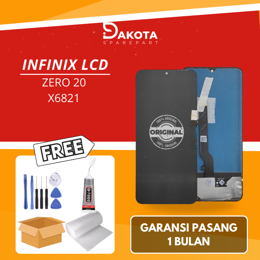 Jual [ORIGINAL] LCD INFINIX ZERO 20 / X6821 FULLSET ORIGINAL FREE LEM ...