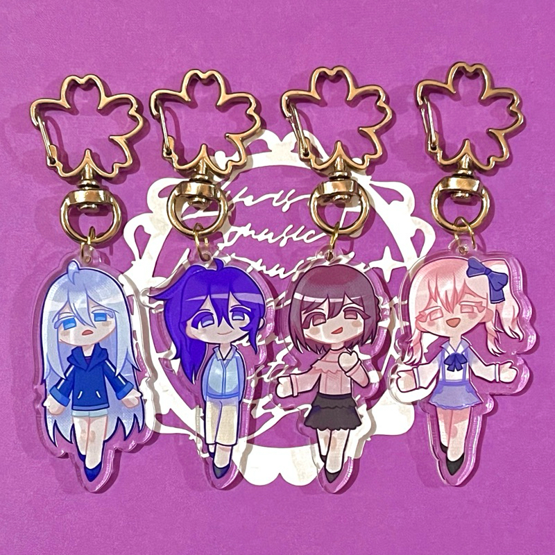 Jual Fanmerch sakura clasp acrylic keychain 25-ji nightcord project ...