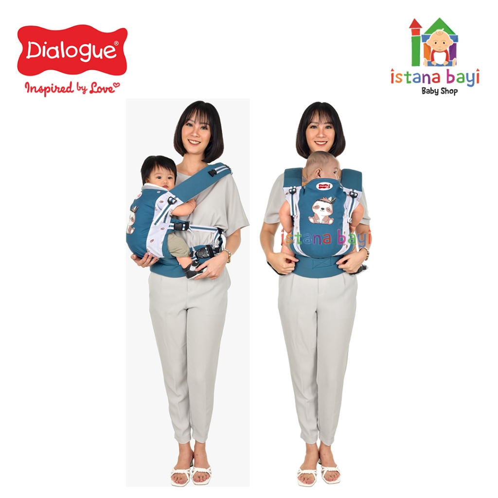 Jual Dialogue Gendongan 2IN1 Soft Structured Carrier Fluffy Series ...