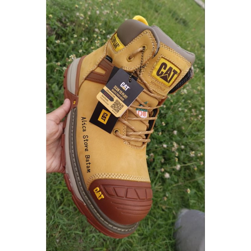 Jual Caterpillar Boots: Men's #P91196 Tan Excavator Superlite Nano Toe ...