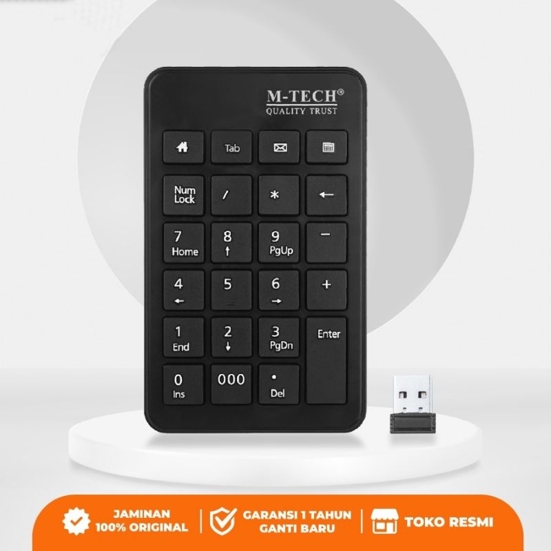 Jual Keyboard Numeric Wireless M-Tech Numerik | Shopee Indonesia