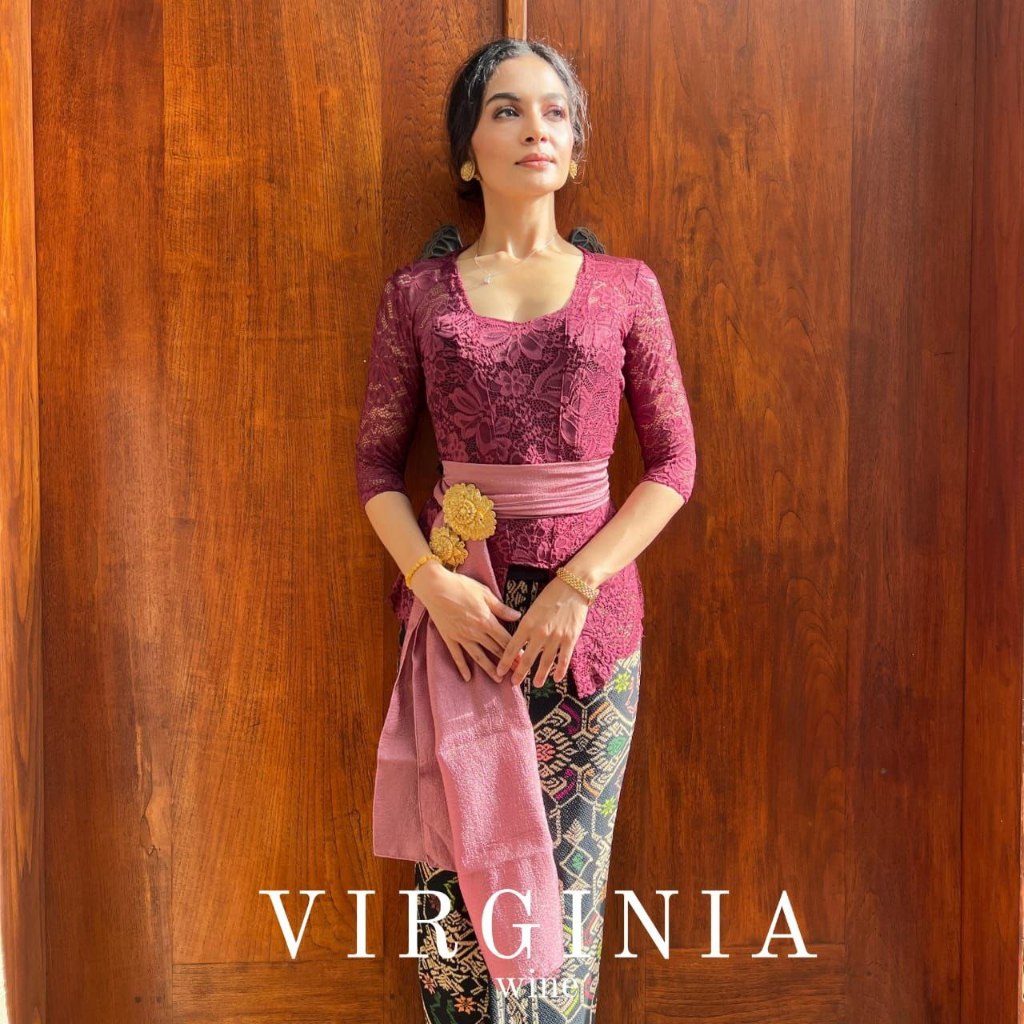 Jual Setelan Kebaya Virginia Stretch dan Bawahan Rok Kamen Knit Stretch ...