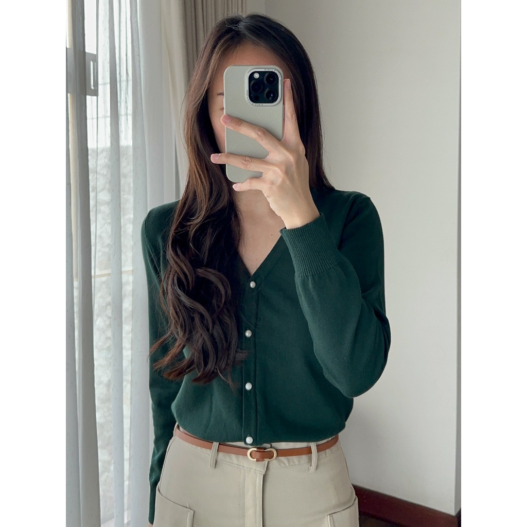 Jual maja fashion house • solane top cardigan knit | Shopee Indonesia