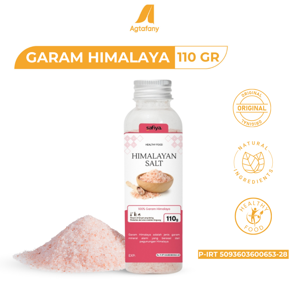 Jual Garam Himalaya 110 gr | Pink Himalayan Salt Original Safiya Alami ...