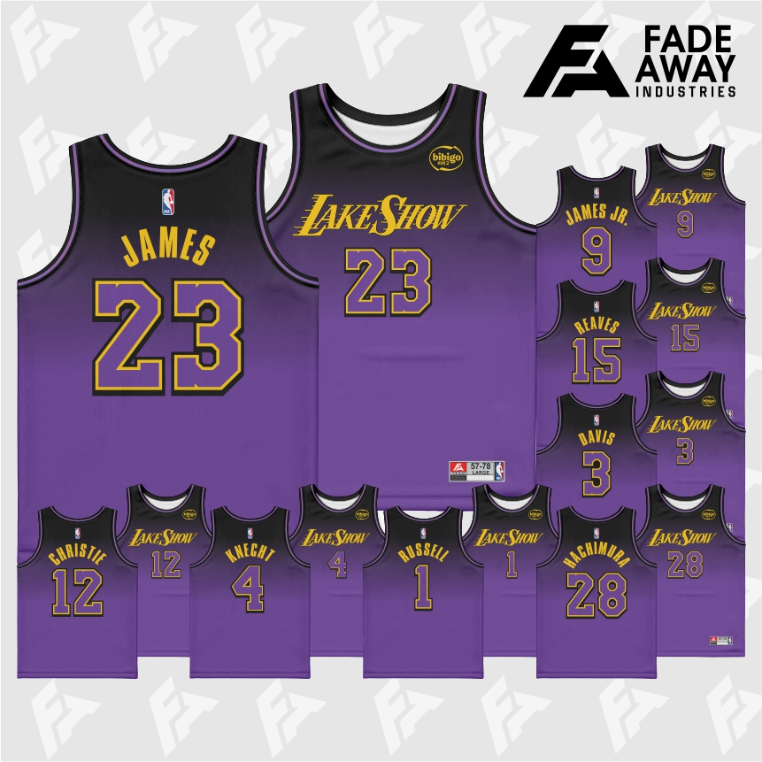 Jual JERSEY BASKET NBA LA LAKERS UNVEIL CITY EDITION UNIFORMS 2024-2025 ...