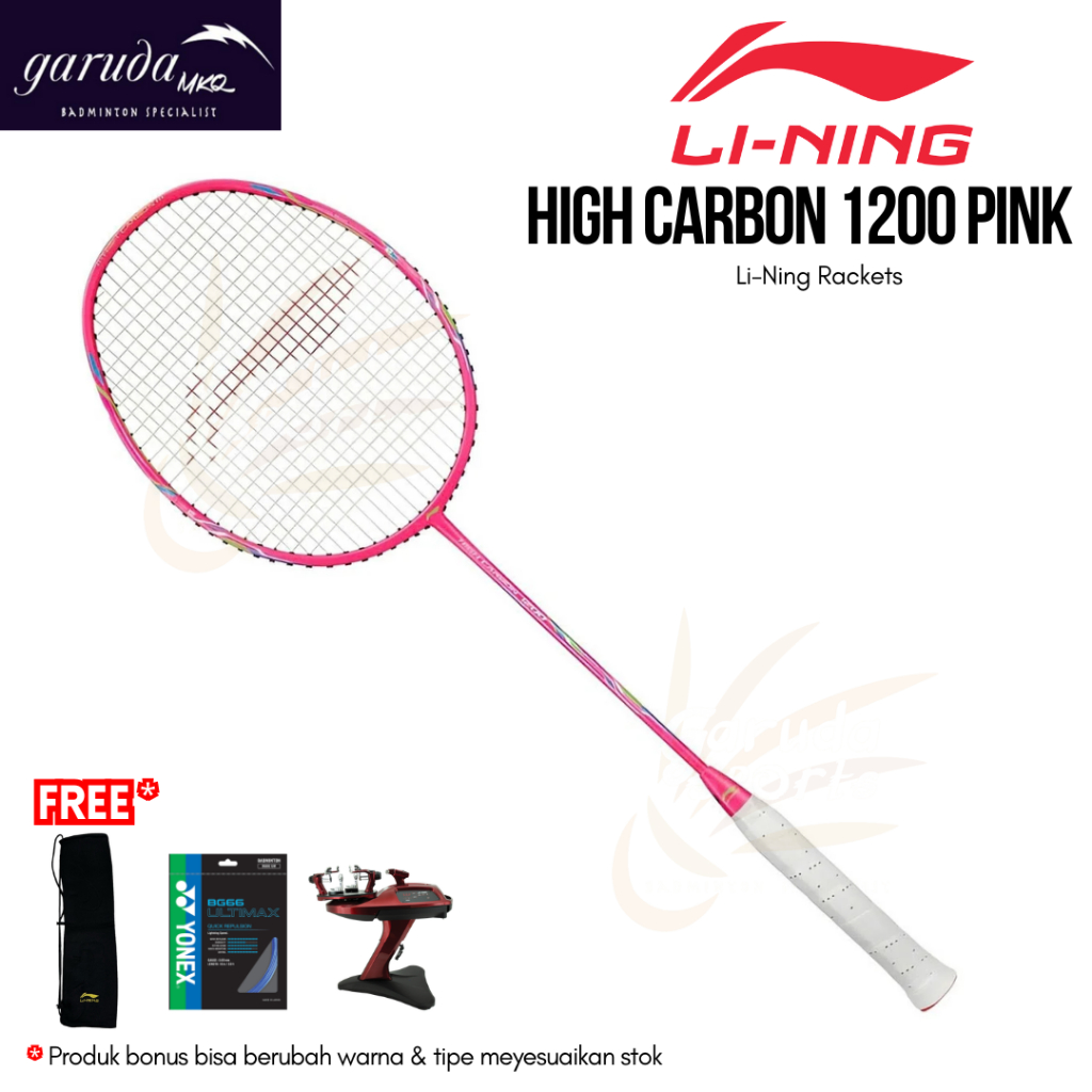 Jual RAKET BADMINTON LINING HIGH CARBON 1200 / LINING HC 1200 / HC1200 ...