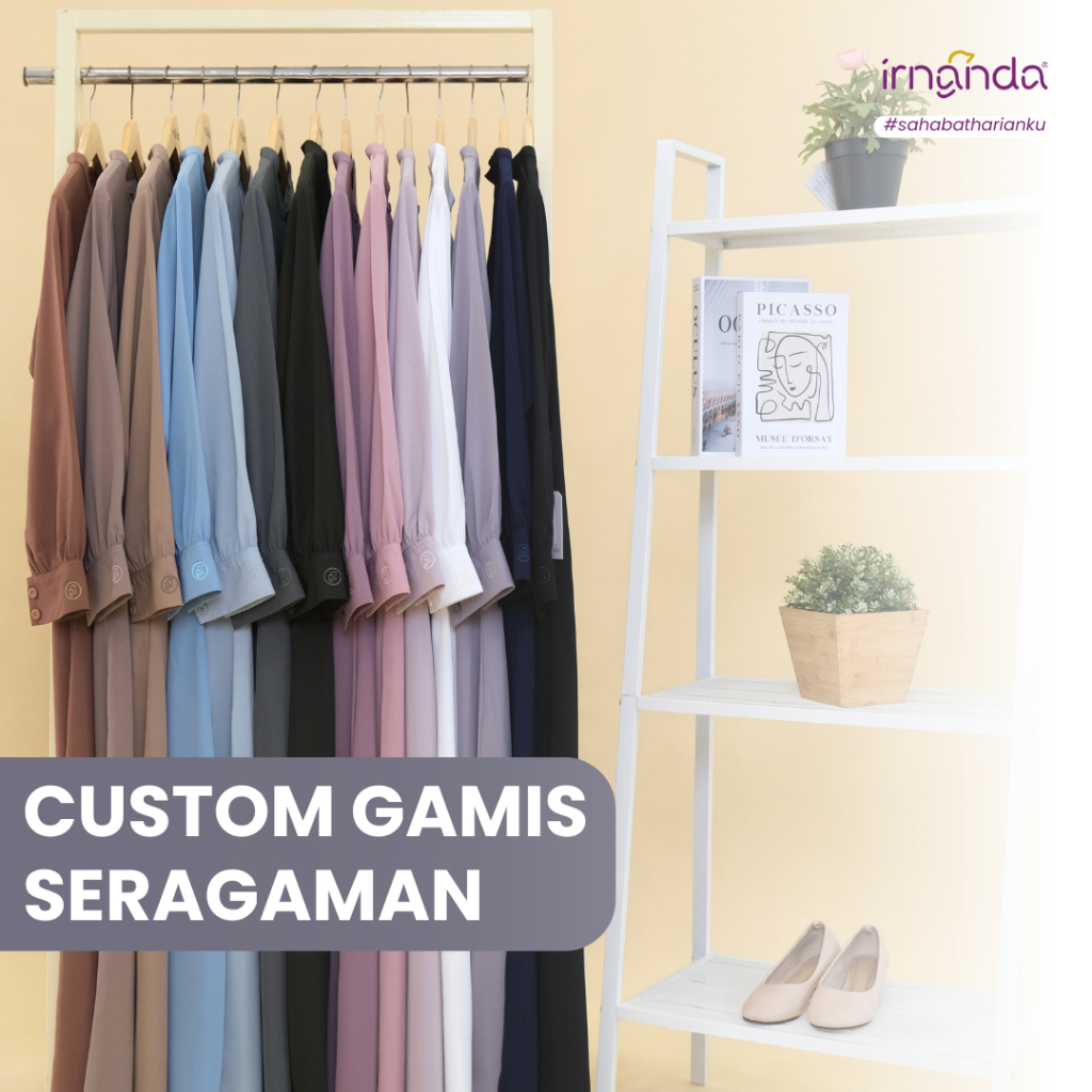 Jual Irnanda Custom Gamis dan Hijab Request Ukuran, Merk, Logo, Model ...