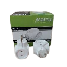 Jual Steker T Multi Cabang 4 Datar MATSUI Colokan T Multi (harga per ...