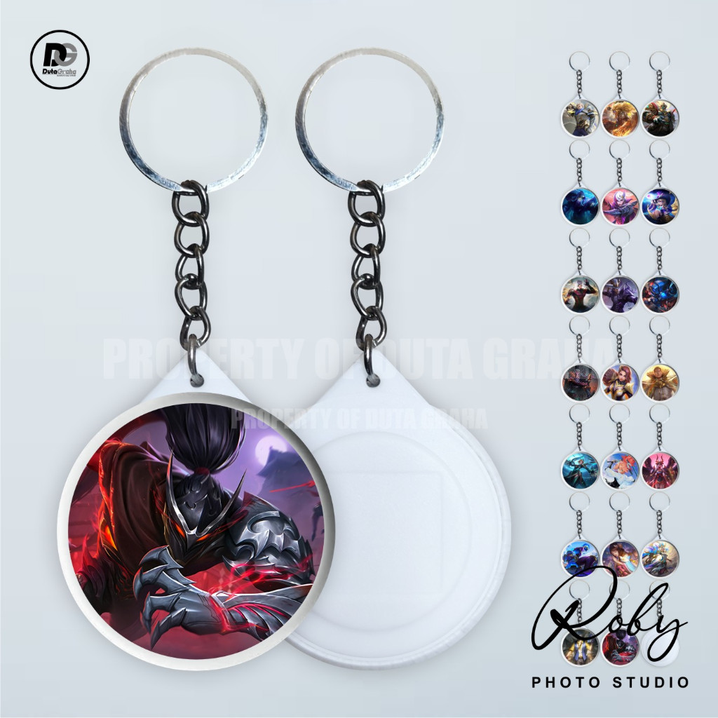Jual [KEYRING PRESS] MOBILE LEGENDS KARAKTER POPULER Gantungan Kunci ...