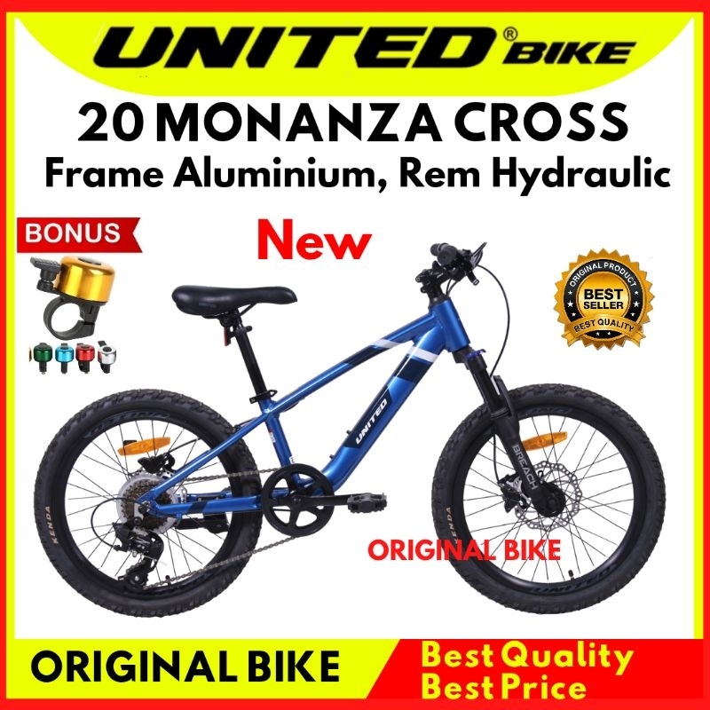 Jual Sepeda Gunung 20 MTB Monanza Cross Free Gift New | Shopee Indonesia