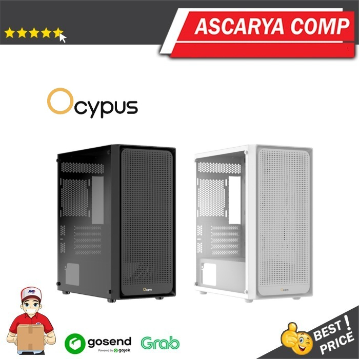 Jual Casing OCYPUS Gamma C50 | High-Airflow - Micro ATX PC Case + 4 Fan | Shopee Indonesia
