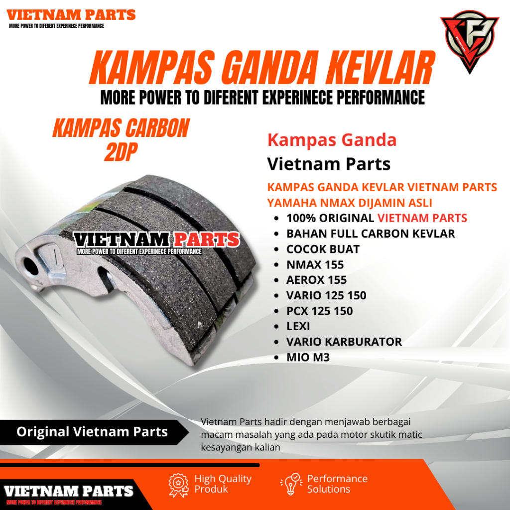 Jual KAMPAS GANDA KEVLAR 2DP KAMPAS GANDA VARIO PCX ADV NMAX AEROX ...
