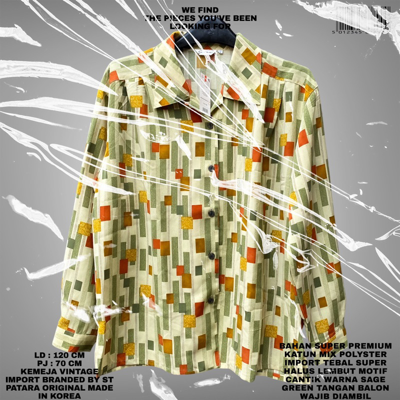 Jual ST PATARA ORIGINAL/KEMEJA VINTAGE IMPORT PREMIUM/KOREAN KEMEJA ...