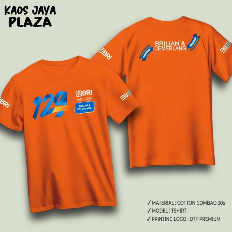 Jual KAOS HUT BRI 129 DEWASA katalog A | Shopee Indonesia