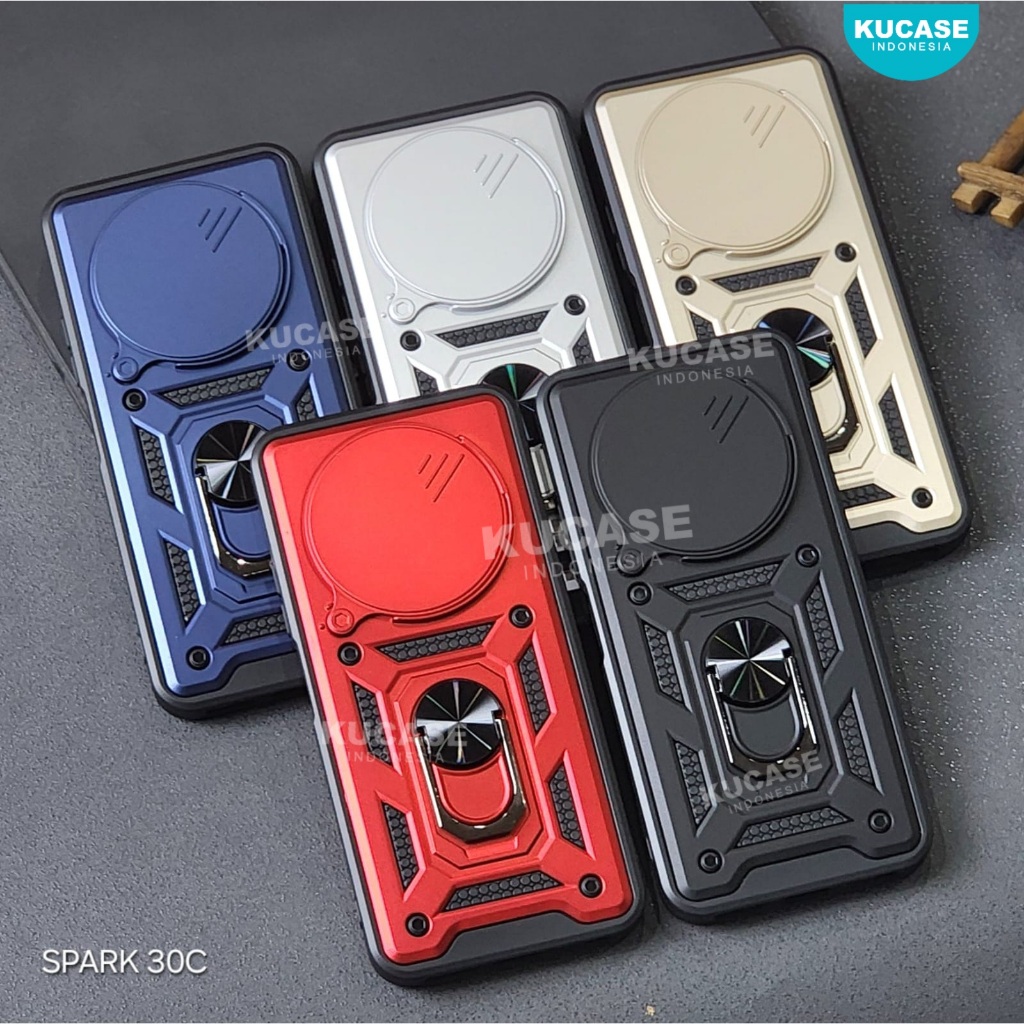 Jual Tecno Spark 30c Case Softcase Slide Armor Case Robot Slide