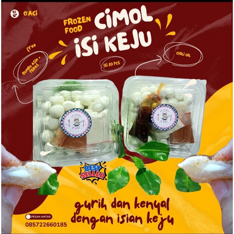 Jual Cimol isi keju ( isi 80 pcs )+ Chili oil | Shopee Indonesia