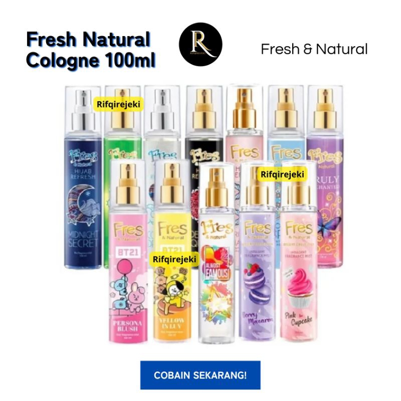 Jual FRESH & NATURAL Cologne 100ml - Parfum BTS 21 | Shopee Indonesia