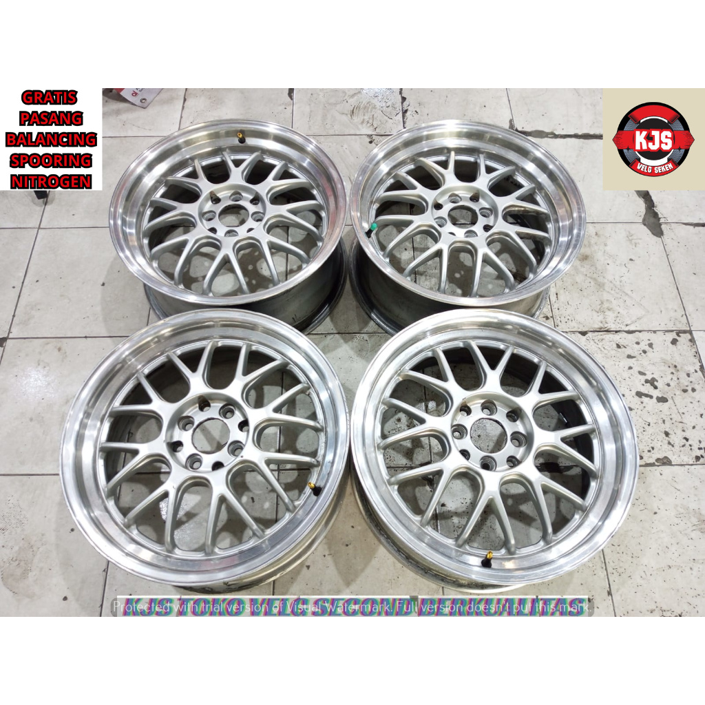 Jual VELG RACING SECOND MODEL BBS RING 17 LEBAR 7.5 RATA LOBANG PCD 4X100-4X114,3 OFFSET 42 ...