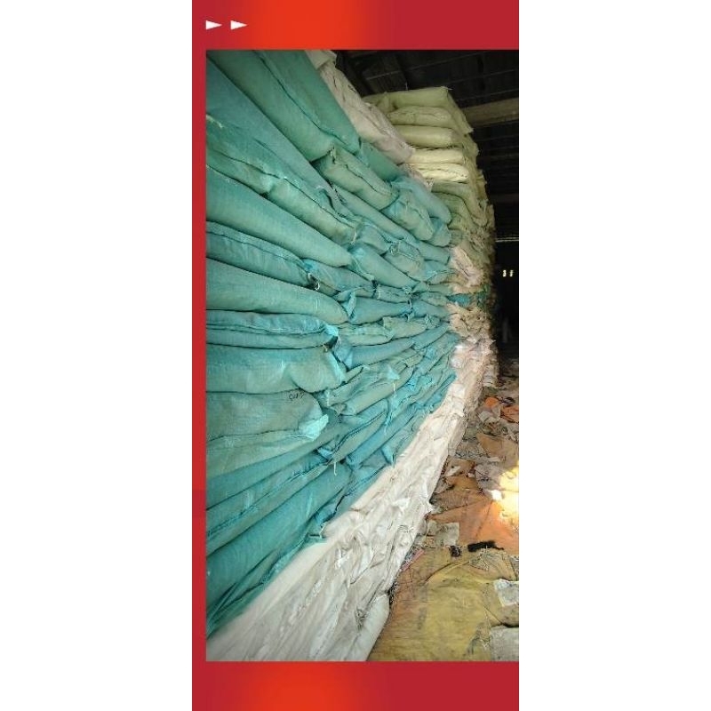 Jual karung bekas cocok untuk puing pasir tanah dan sampah(50kg ...