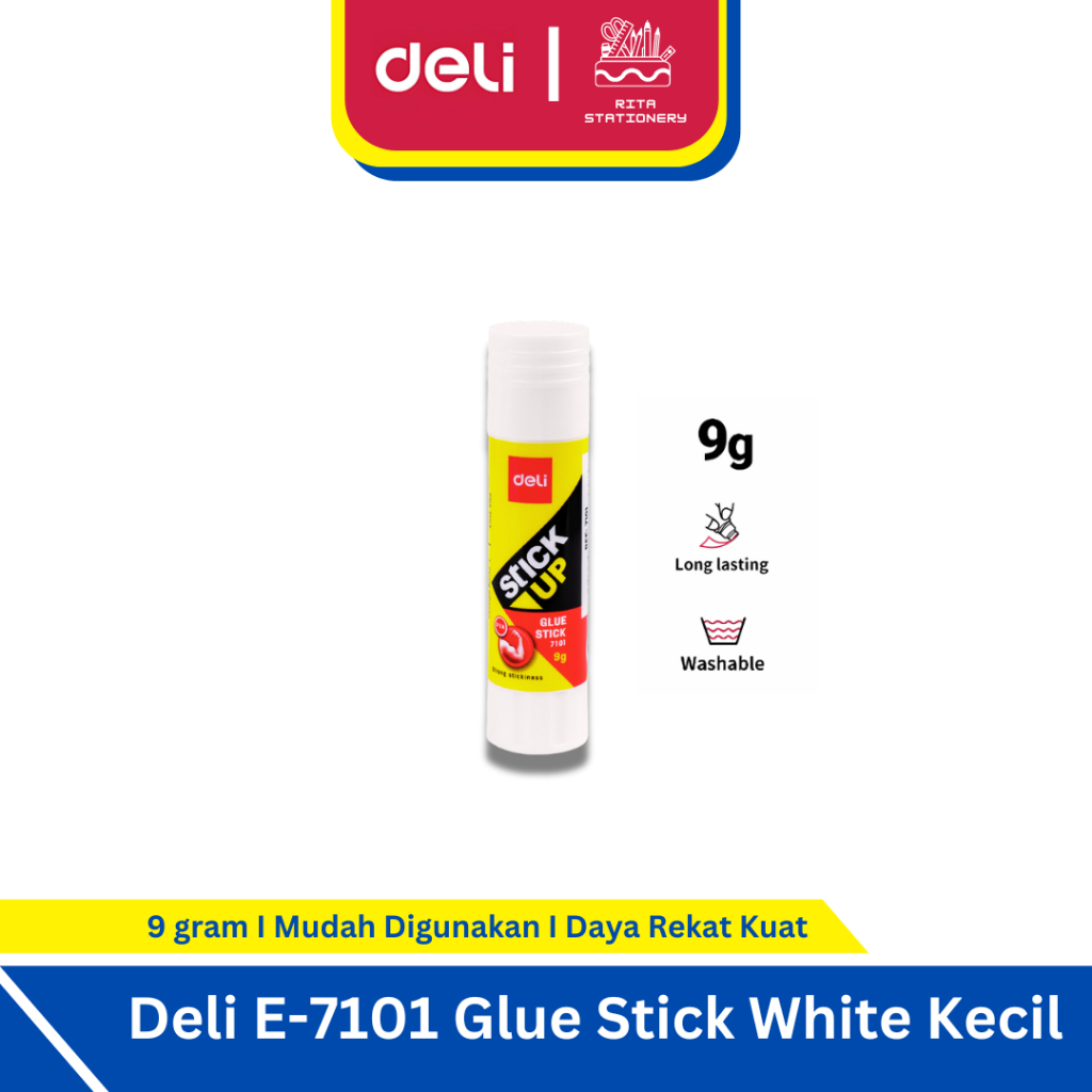 Jual Deli Lem Stik Kertas Putih / Glue Stick Kecil 9 gram White Murah ...