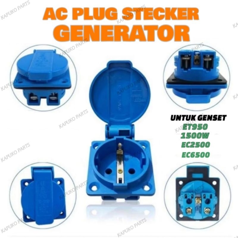 Jual ET950 AC PLUG GENSET RUMAH COLOKAN GENSET DENGAN PENUTUP UNTUK ...
