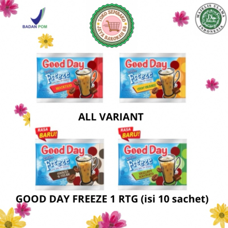 Jual Kopi Good Day Freeze All Variant Renceng | Shopee Indonesia