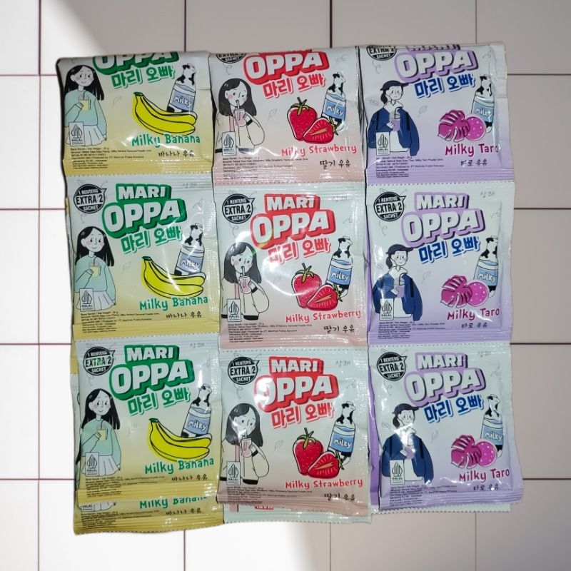 Jual Mari Oppa 1 Renteng Extra 2 Sachet (Isi 12 pcs) | Shopee Indonesia