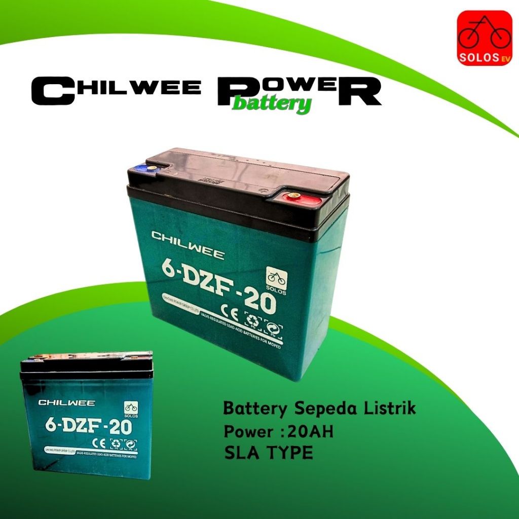 Jual BATERY AKI CHILWEE POWER 20AH (SLA TYPE) | Shopee Indonesia