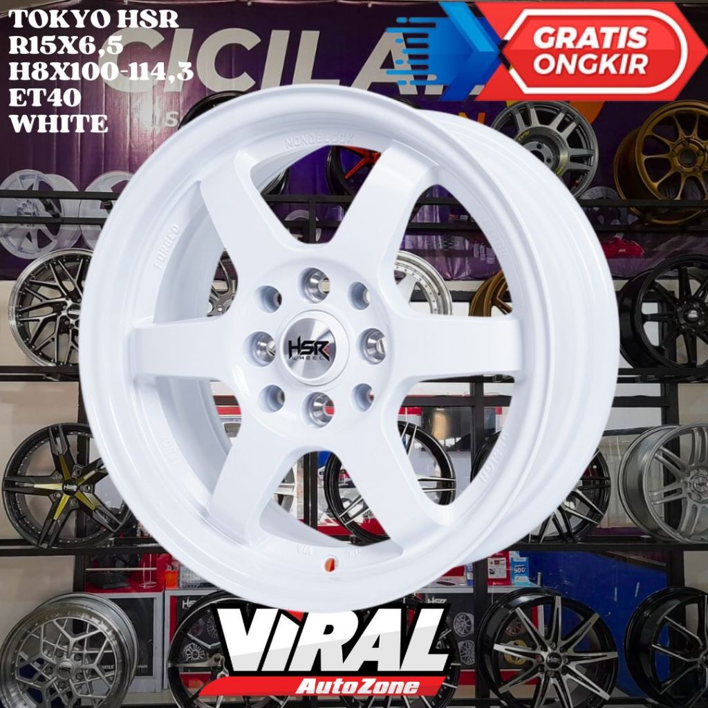 Jual VELG TE37 RING 15 HSR TOKYO R15 UNTUK VELG MOBIL BRIO AGYA MIRAGE PICANTO | Shopee Indonesia