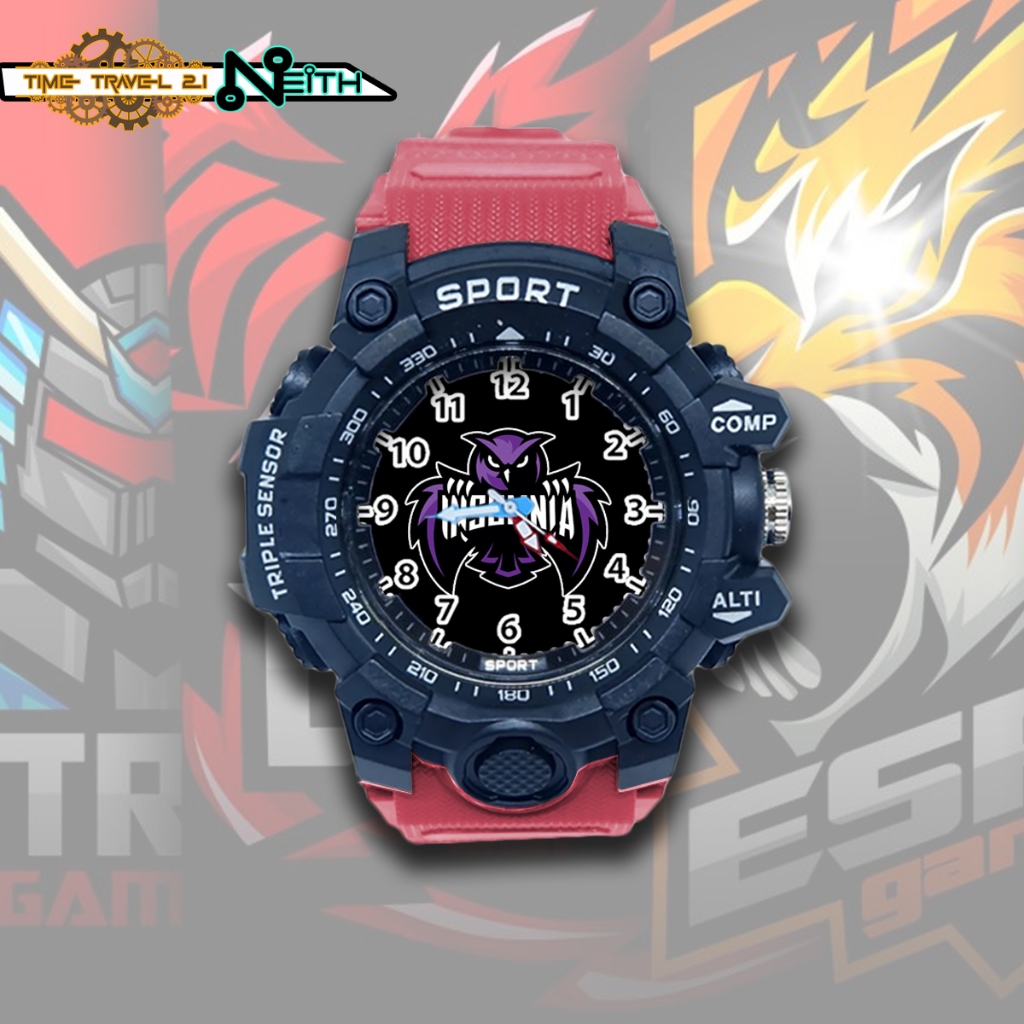Jual Jam Tangan Sport Anak Terbaru ESPORT Strap Ruber Sporty Anti Air ...