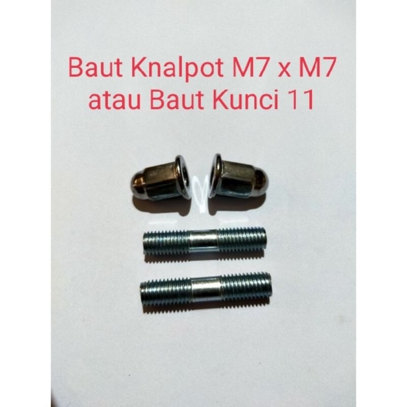 Jual Baut Tanam Knalpot M6 M7 Plus Mur Topi Grand Supra Revo Beat Vario ...
