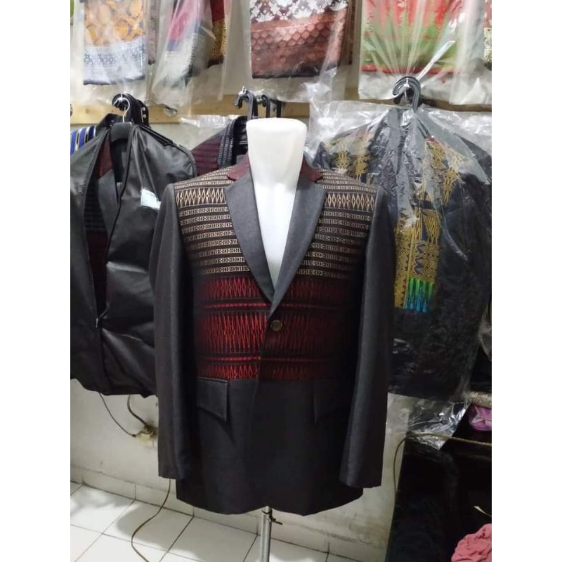 Jual Jas motif Ulos Tenun Tarutung | Shopee Indonesia