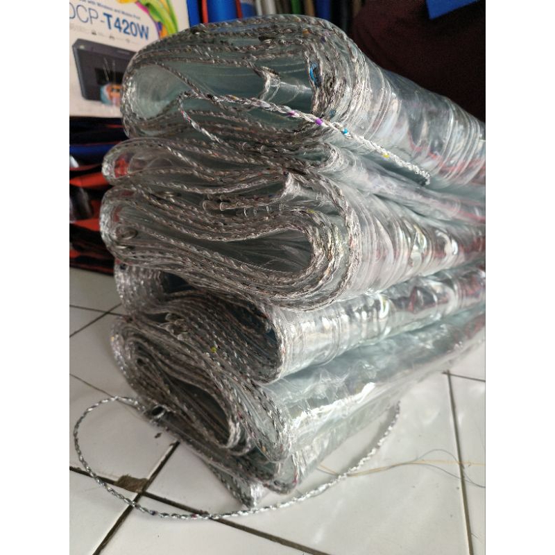 Jual plastik mika 0.40a harga 100cm x 100cm mika PVC bening ukuran ...
