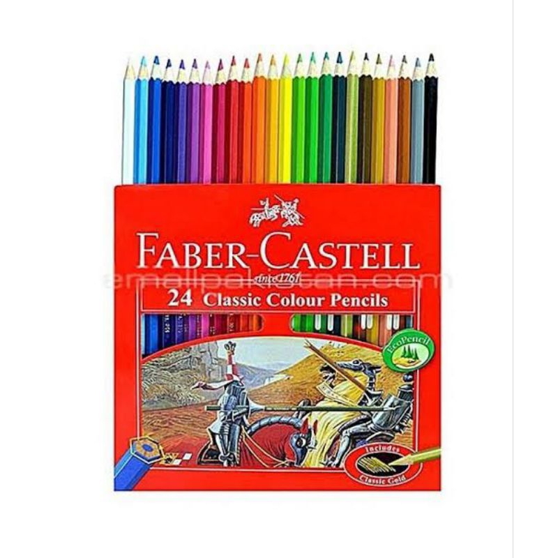 Jual Faber Castell Pensil Warna 24 Classic Colour Pencils | Shopee ...