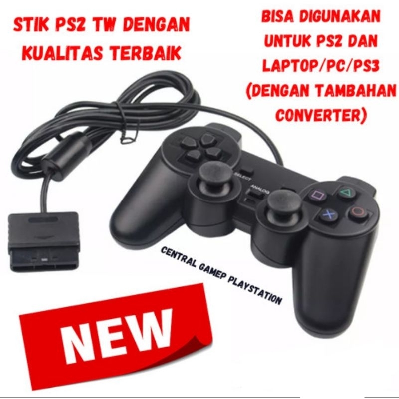 Jual Stick Stik PS 2 Game Consol Joystick Laptop Komputer Gaming HP ...
