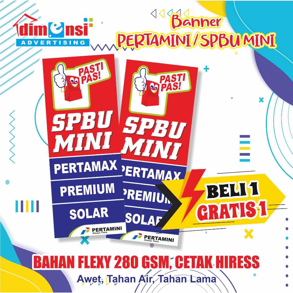 Jual Banner Pertamini / Spanduk SPBU Mini / Banner Pertalite - DIMENSI ...