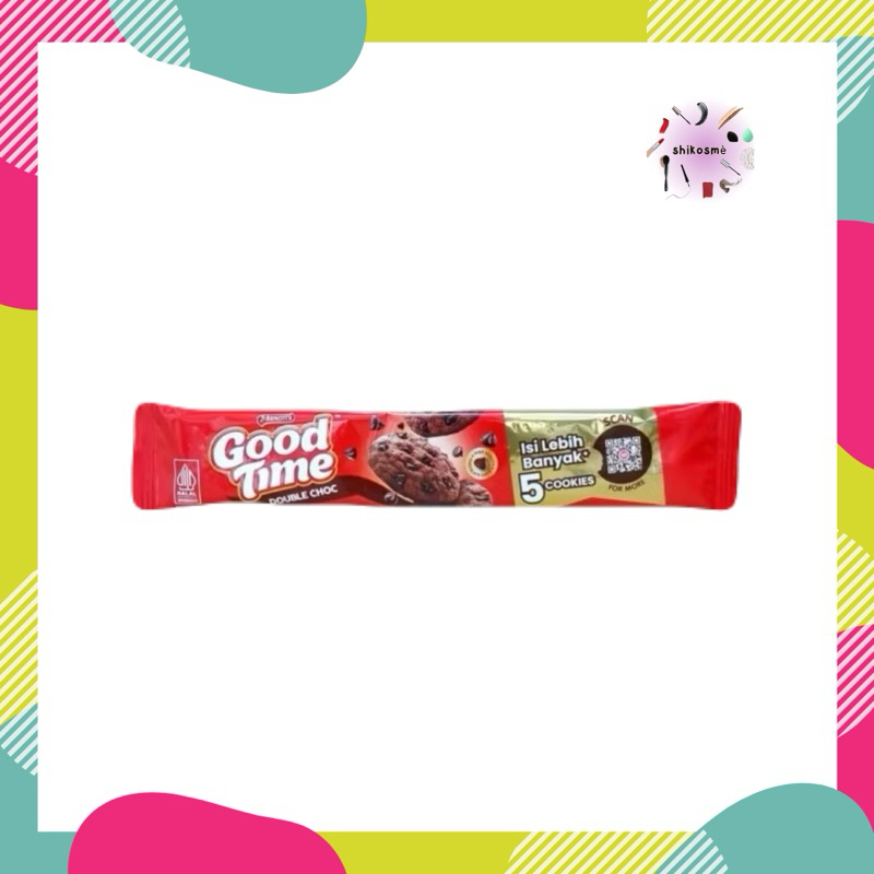 Jual Good Time Cookies Chocochips Double Chocolate 26.5gr | Shopee ...